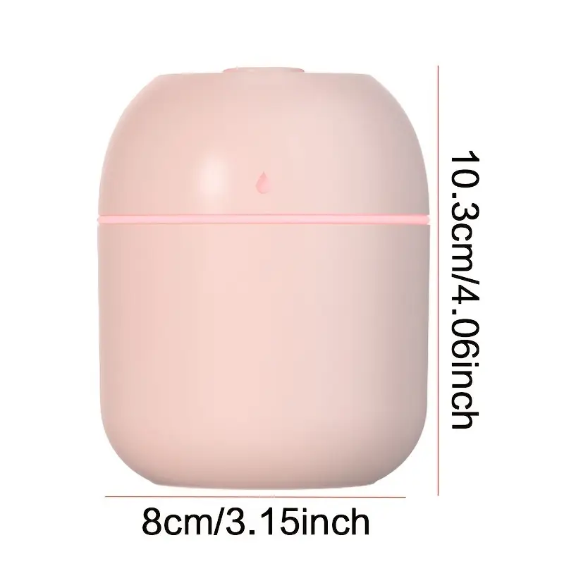 1pc 쿨 미스트 가습기 침실 용 조용한 가습기 Usb 휴대용 에센셜 오일 디퓨저 자동 차단 가정용 정수기 Temu
