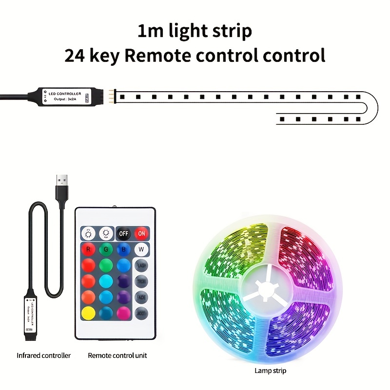 Led Light Strip RGB 5050 Follow The Music Synchronous Color - Temu Denmark