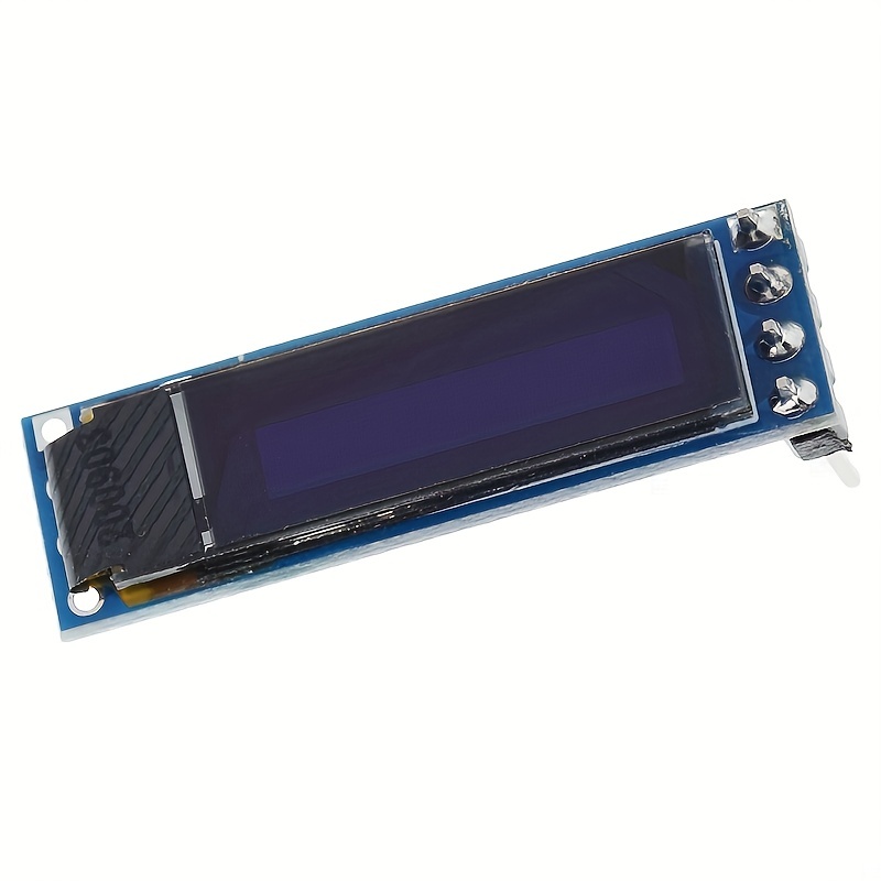 TZT 0.69 인치 96x16 OLED 디스플레이 모듈 흰색 디스플레이 Arduino 3 5.5V IIC - Temu Korea
