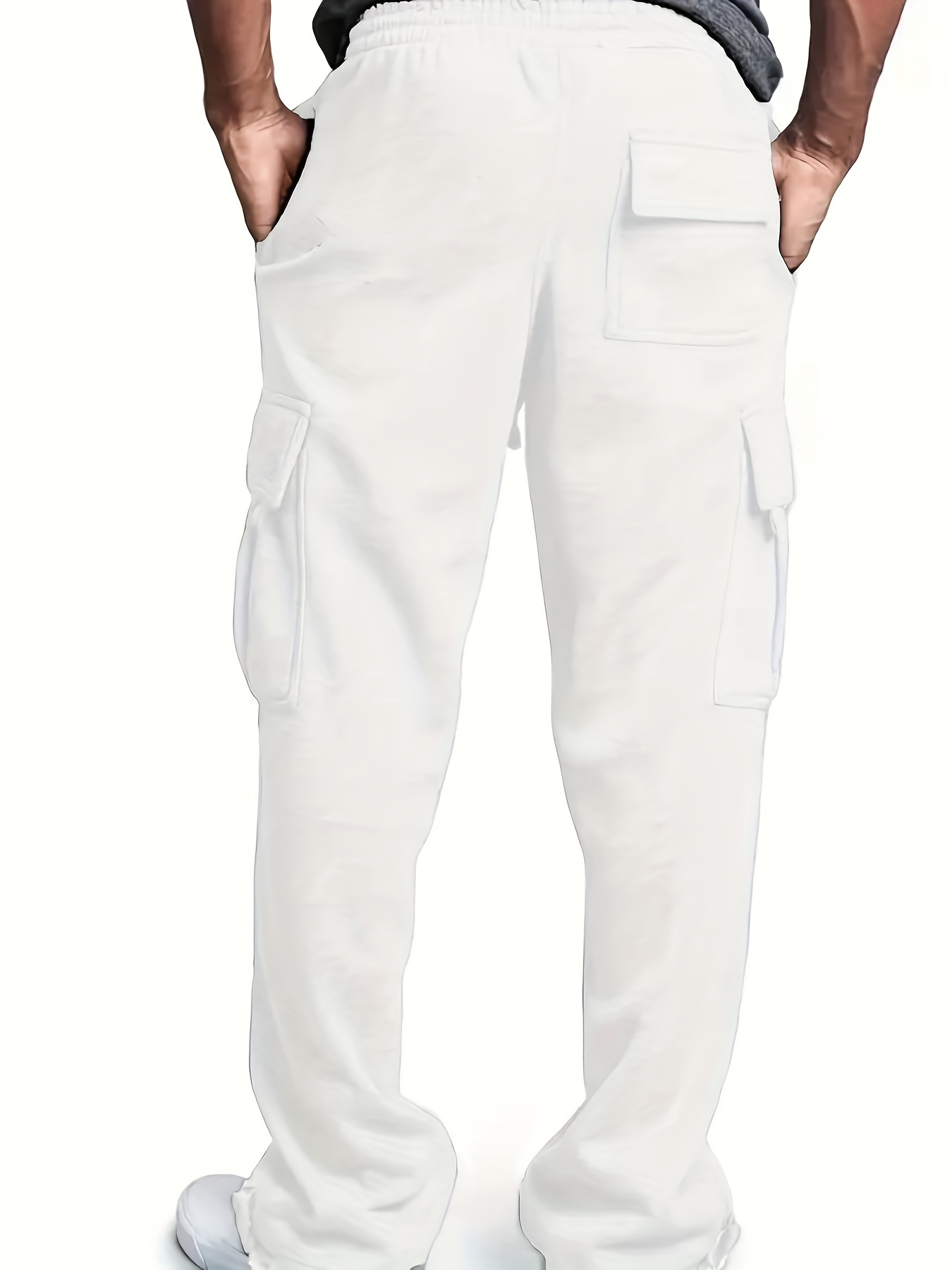 Men's Casual Joggers Pants Athletic Drawstring Cargo Pants - Temu