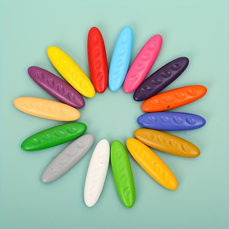 36 color plastic crayons hand painted colorful pens non - Temu