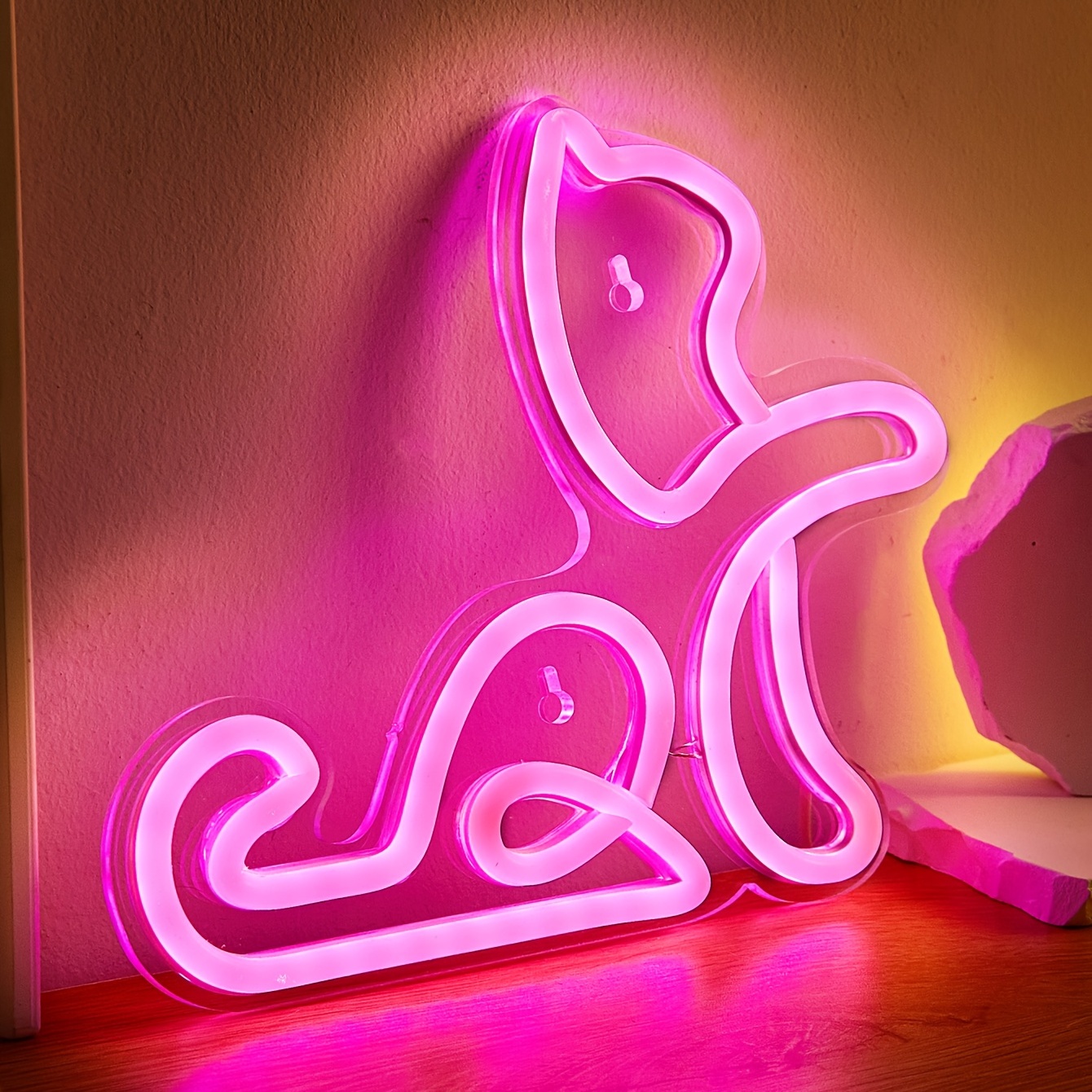 Led Neon Sign Cat 5v Usb Power Supply - Temu