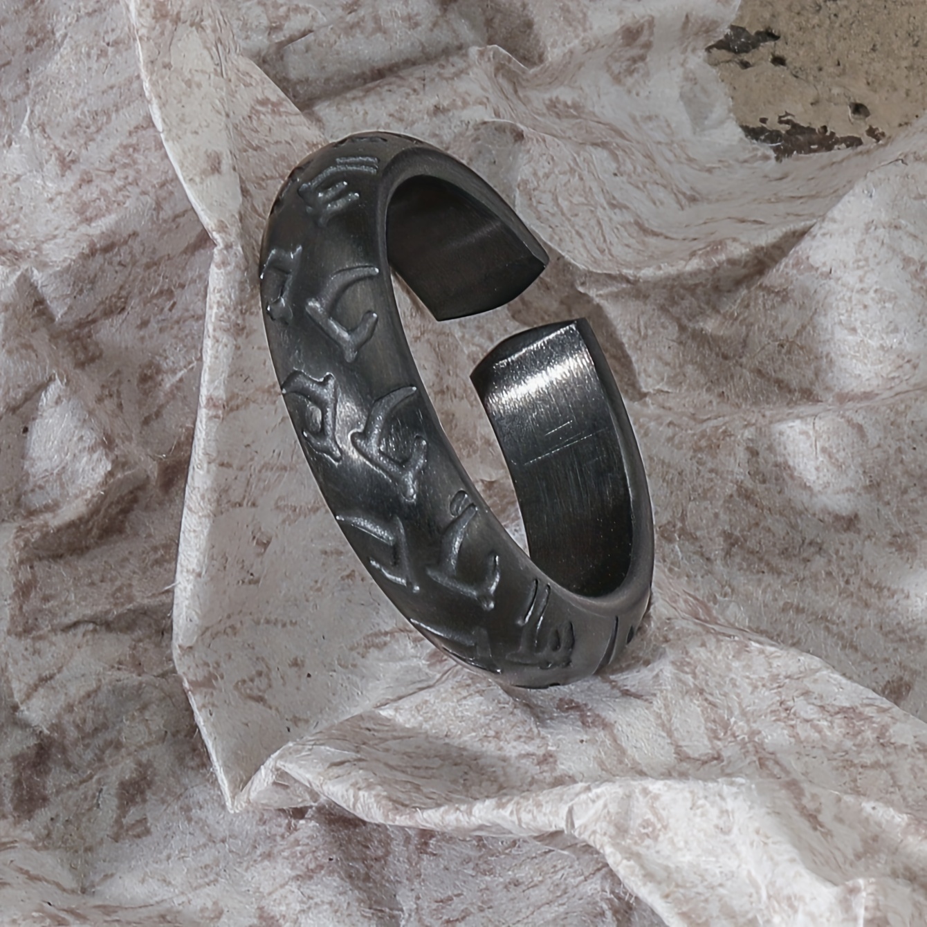 Fashion Ring Fashion Retro Design Personality Ring, Creative Couple ...