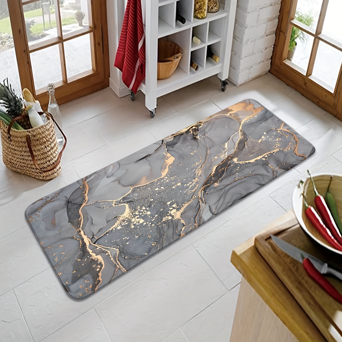 Home Floor Mat Kitchen Rug Bathroom Rug Home Bedroom Entry - Temu Australia