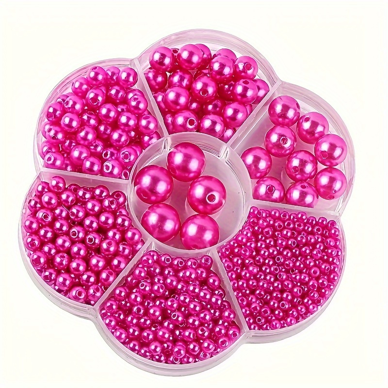 Assorted Colors Imitation Pearl Plum Box Set Jewelry Making - Temu ...