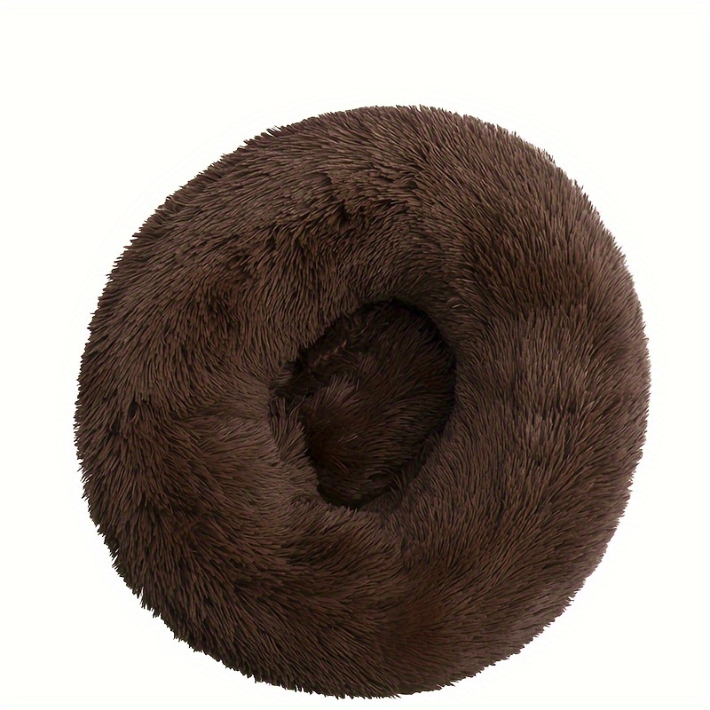 Dog Bed Calming Dog Beds Small Medium Large Dogs Round Donut - Temu ...