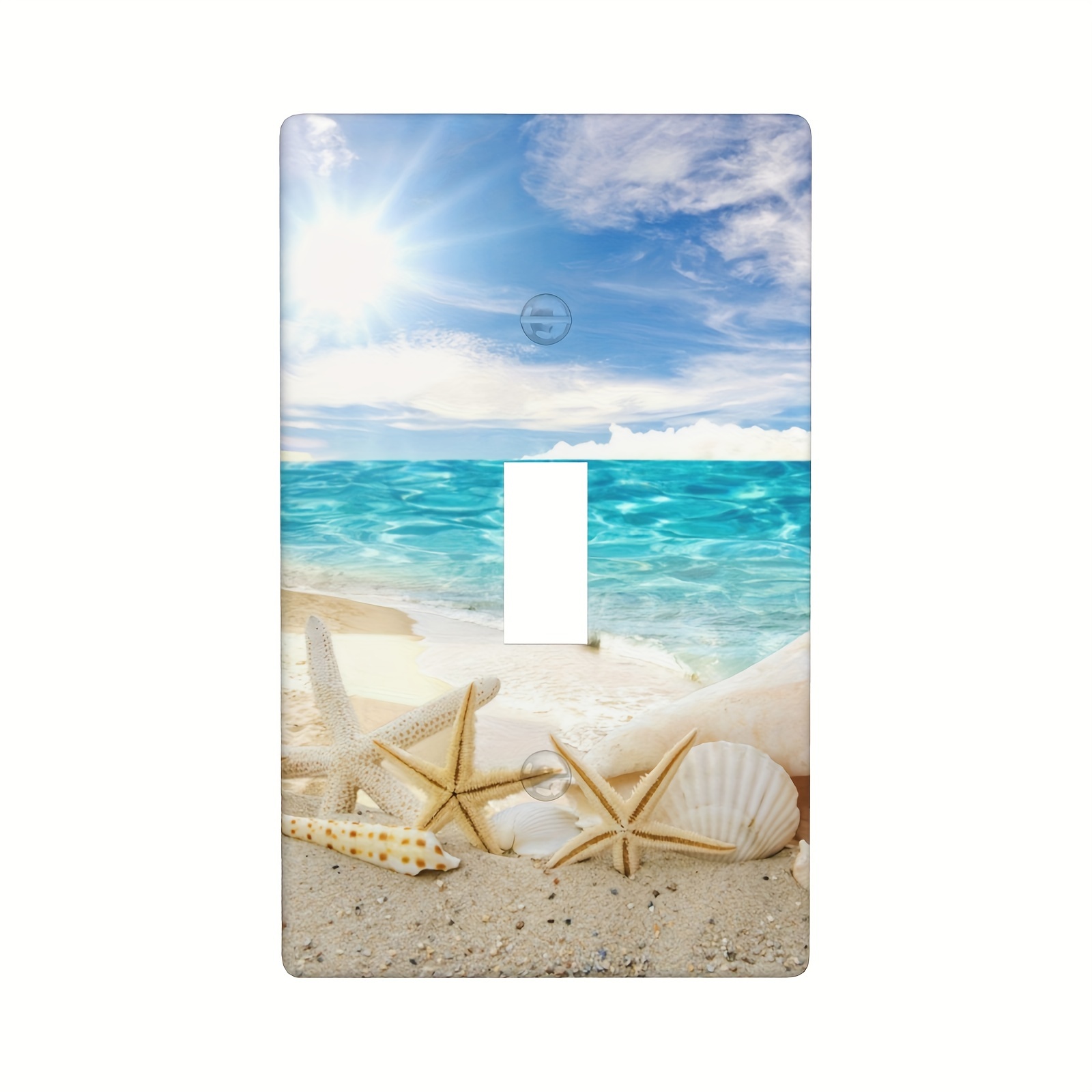 Beach Theme Light Toggle Switch Cover Sea Shell - Temu