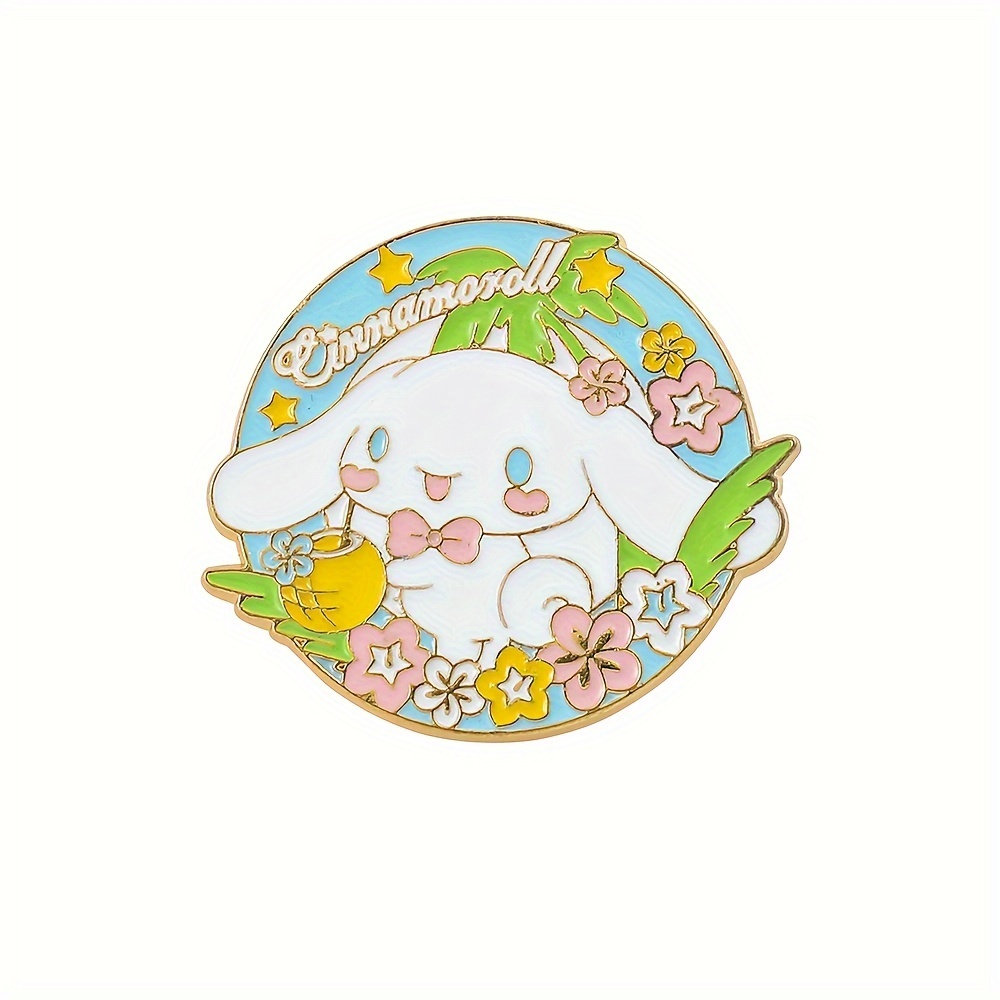 Fashion Brooch Set Cute Melody Enamel Alloy Pin Wallet - Temu United ...