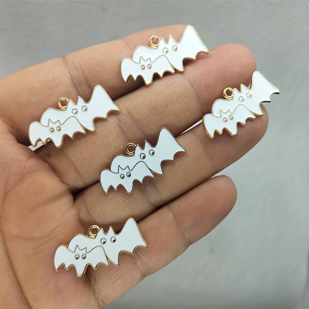 Cartoon Animal Charms, Enamel Halloween Bat Charm Pendant, Jewelry ...