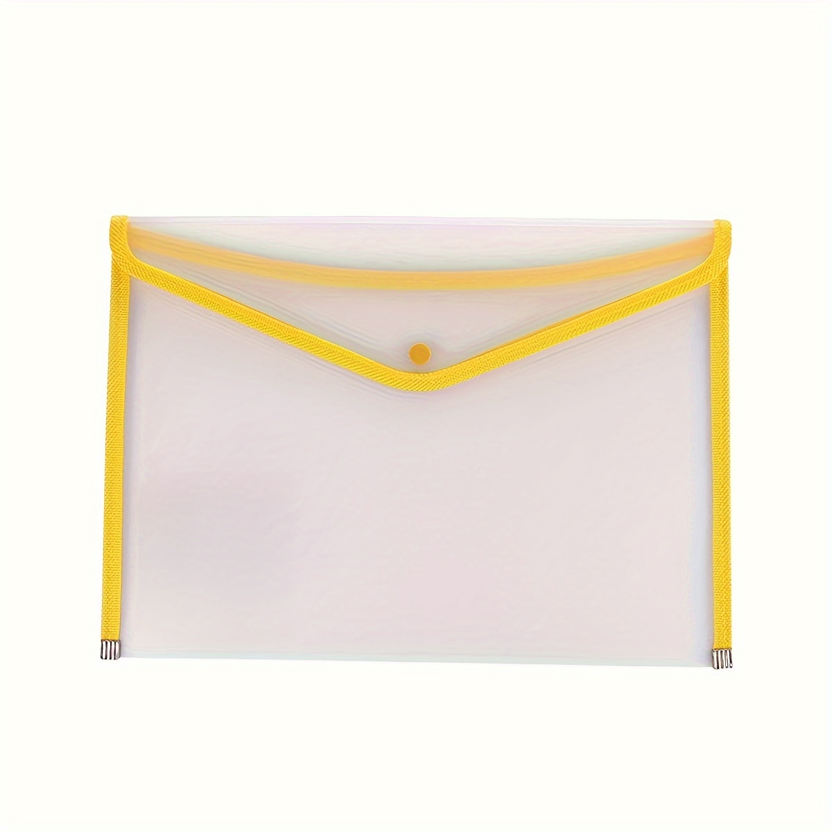Thickened Pp Plastic File Bag Colorful A4 Size File - Temu