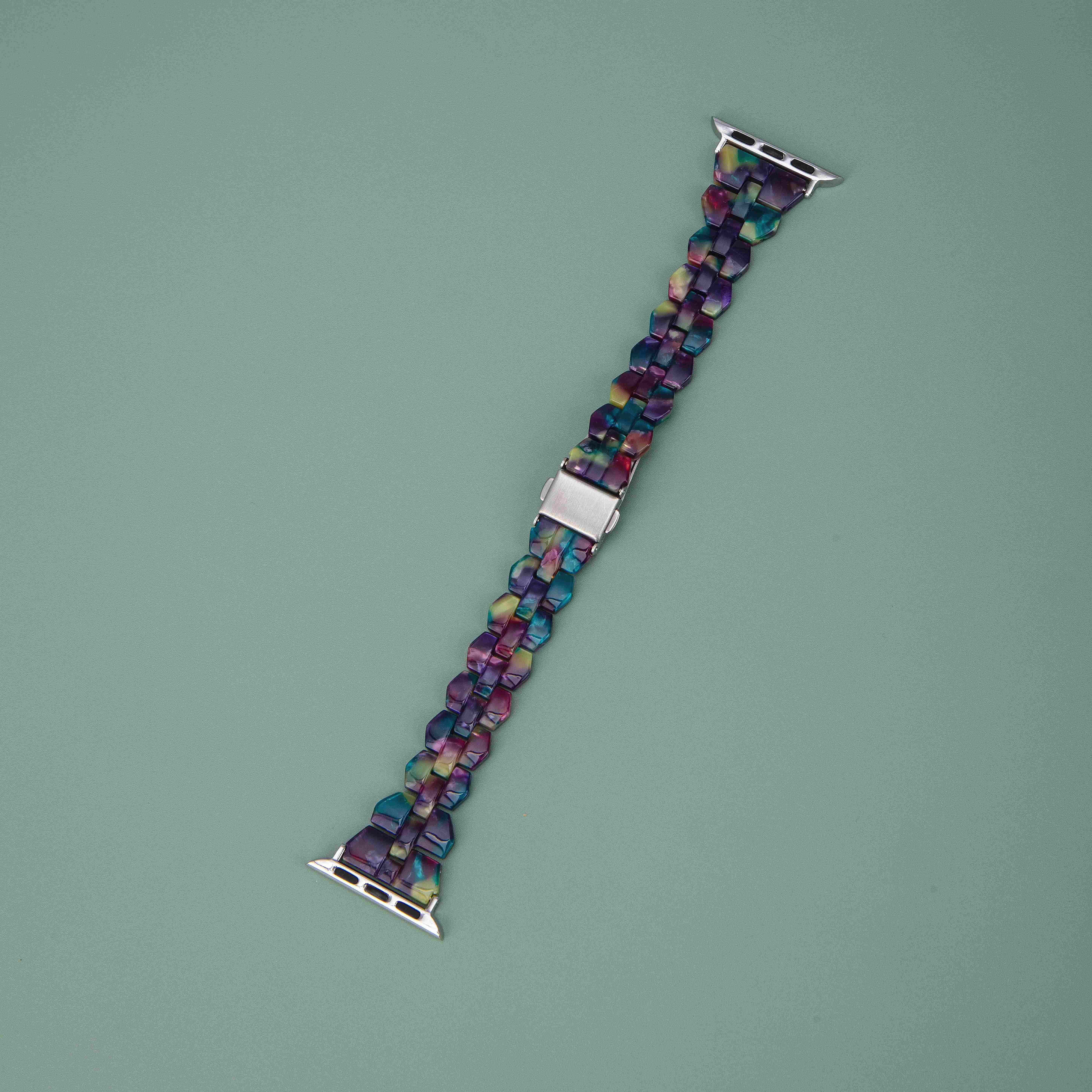 Stylish Slim Resin Watch Strap Iwatch Ideal Choice - Temu United Kingdom