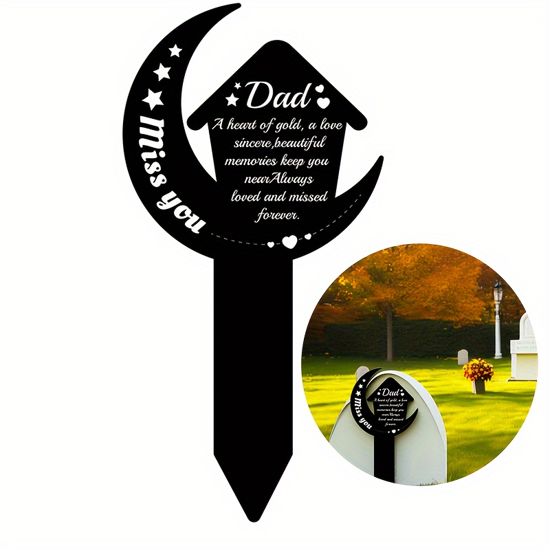 Acrylic Angel Plaque Memorial Gift Deceased Father Father's - Temu ...