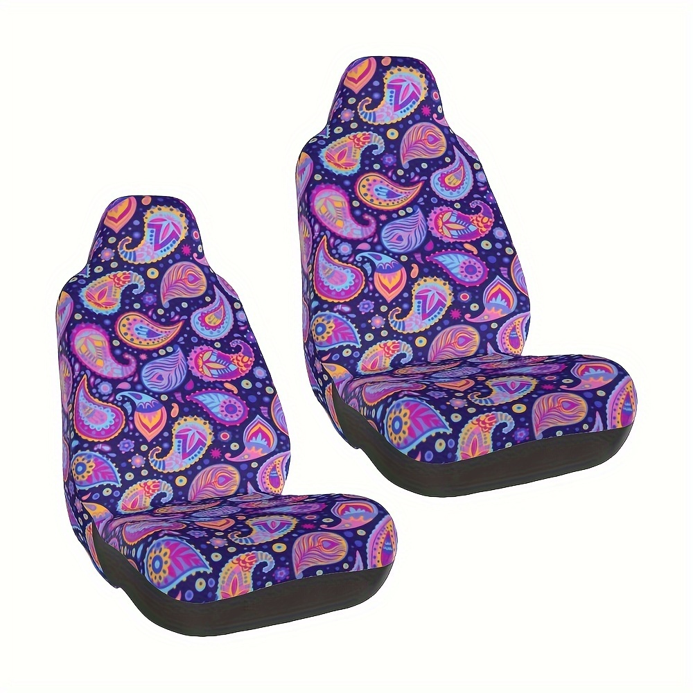 High elastic Car Seat Covers Polyester Mixed Spandex Dust - Temu United ...