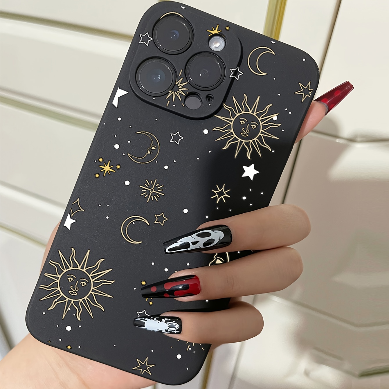 A Minimalist Star Sun Shell For Iphone Samsung Xiaomi - Temu Canada