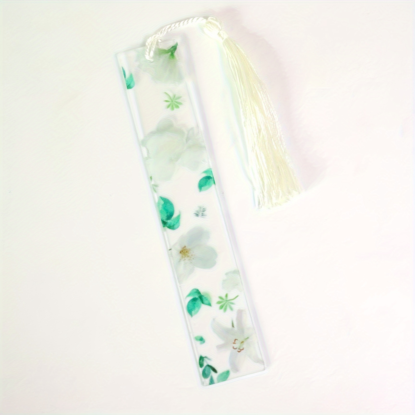 A Clear Acrylic Flower Bookmark: Student Learning Supplies - Temu ...