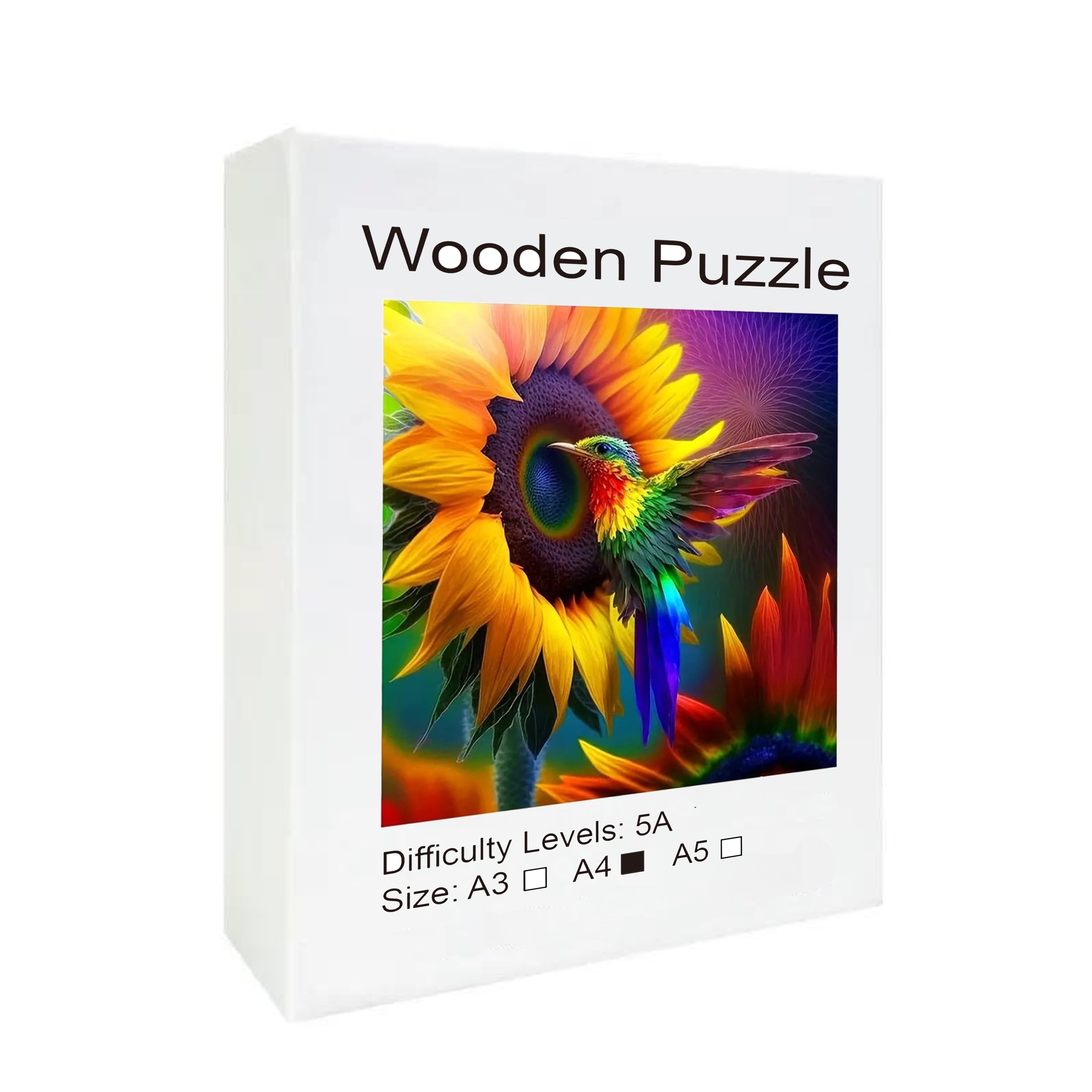 Sunflower advanced Player Wooden Puzzle creative Multiple - Temu Australia