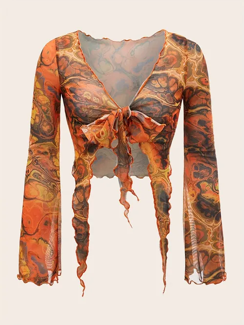 Y2k Tie Front Temu