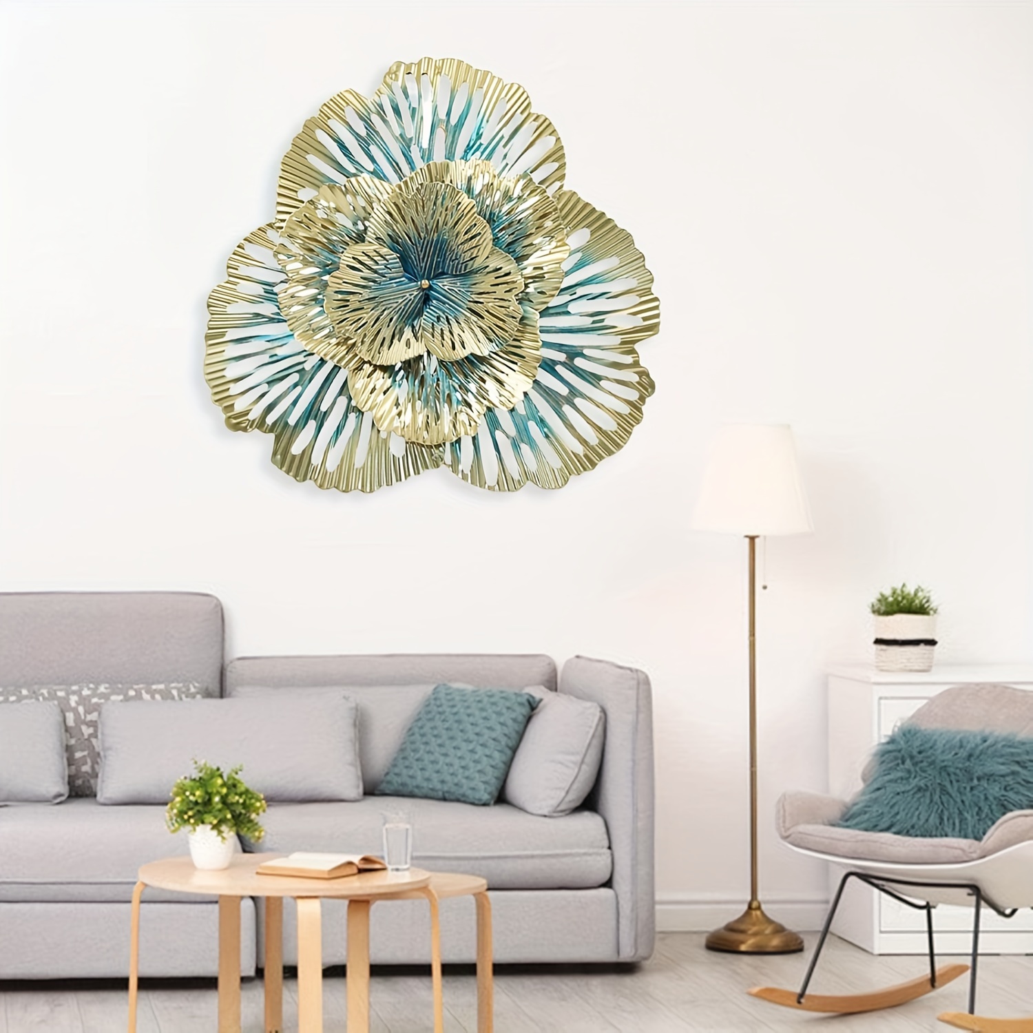 3d Metal Wall Art Decor Wall Sculpture Hollow Figurine Craft - Temu