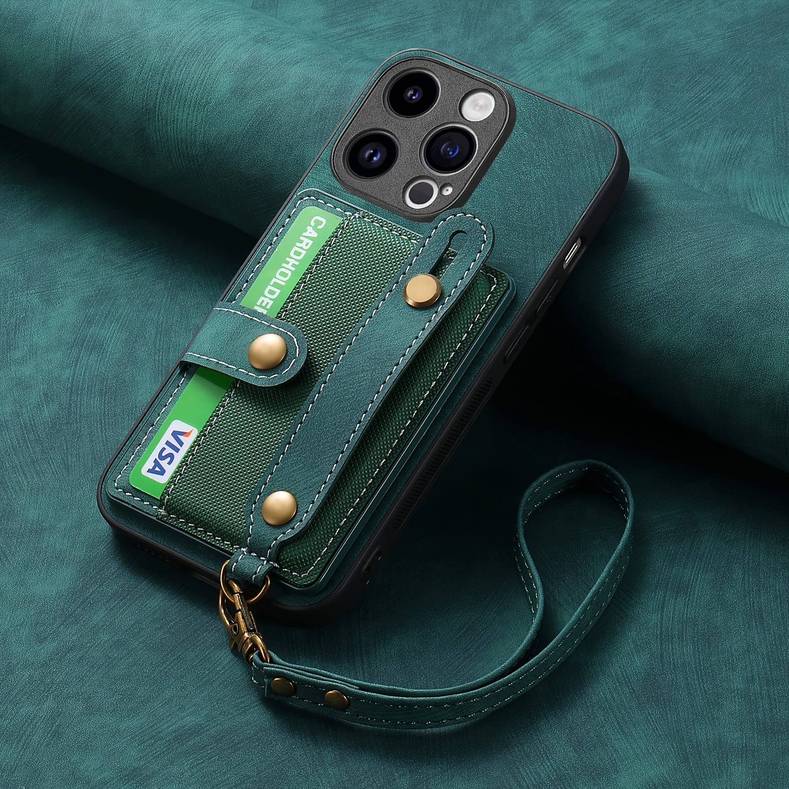 Phone Case Wallet Iphone 15 14 13 12 Mini 11 Pro Max Xr Xs - Temu United