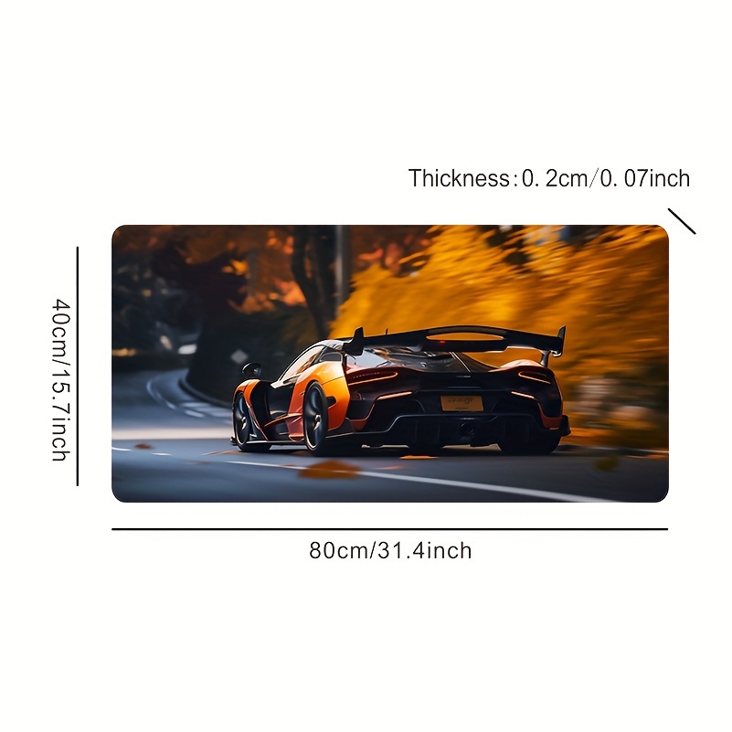 Highway Racing Pattern Large Mouse Pad Waterproof Non slip - Temu ...
