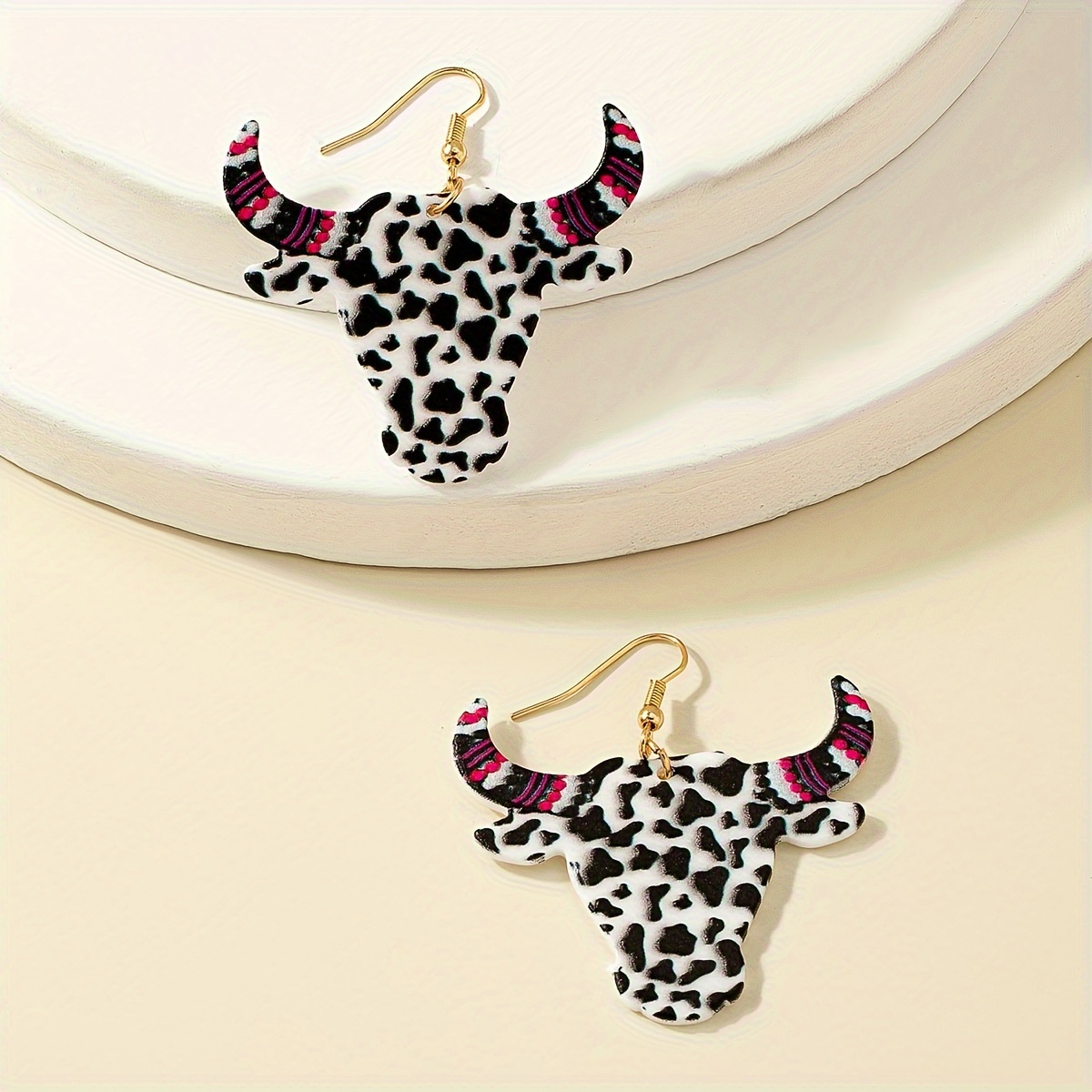 Western Bull Hear Design Sunflower/ Daisy/ Heart/ Leopard - Temu United ...