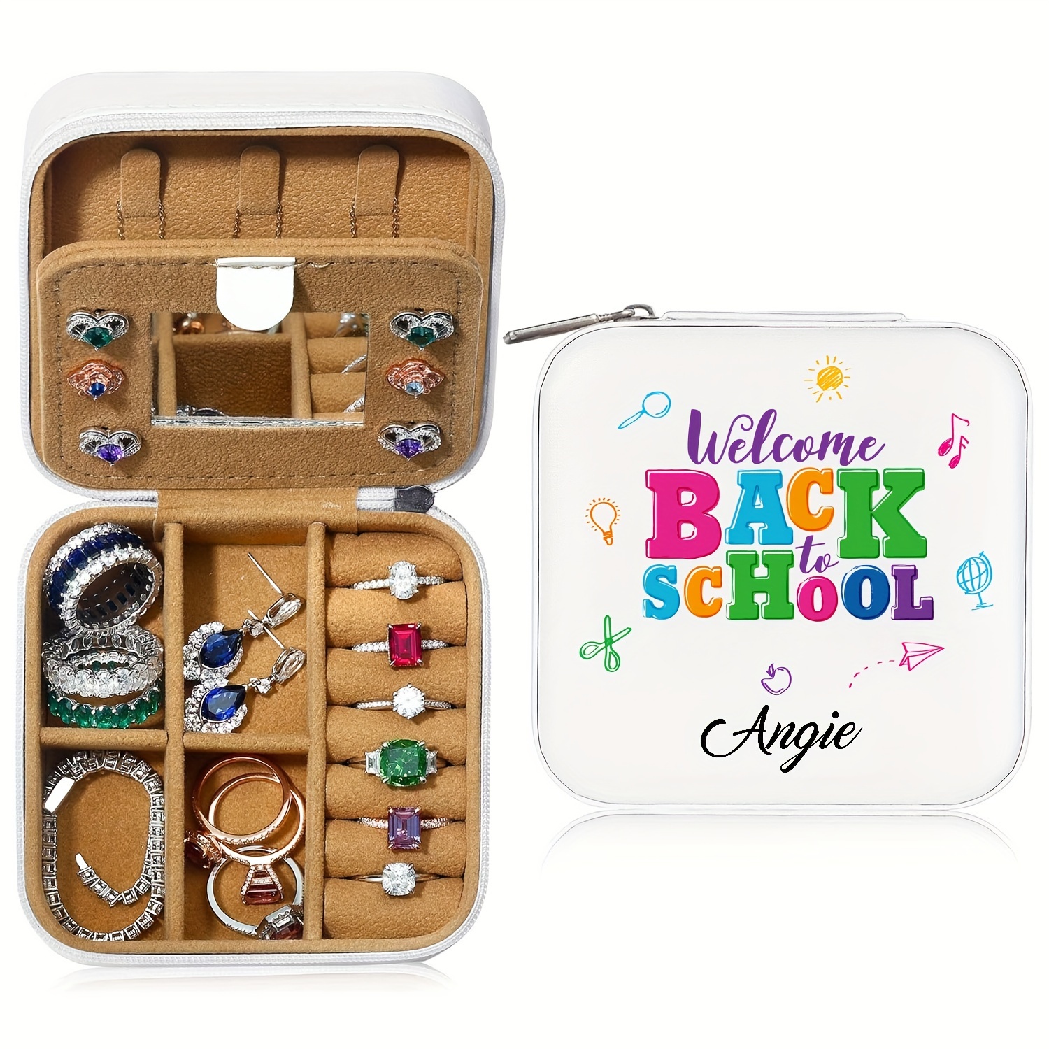 Gift Girls Returning School Student Customized Jewelry Box - Temu Denmark