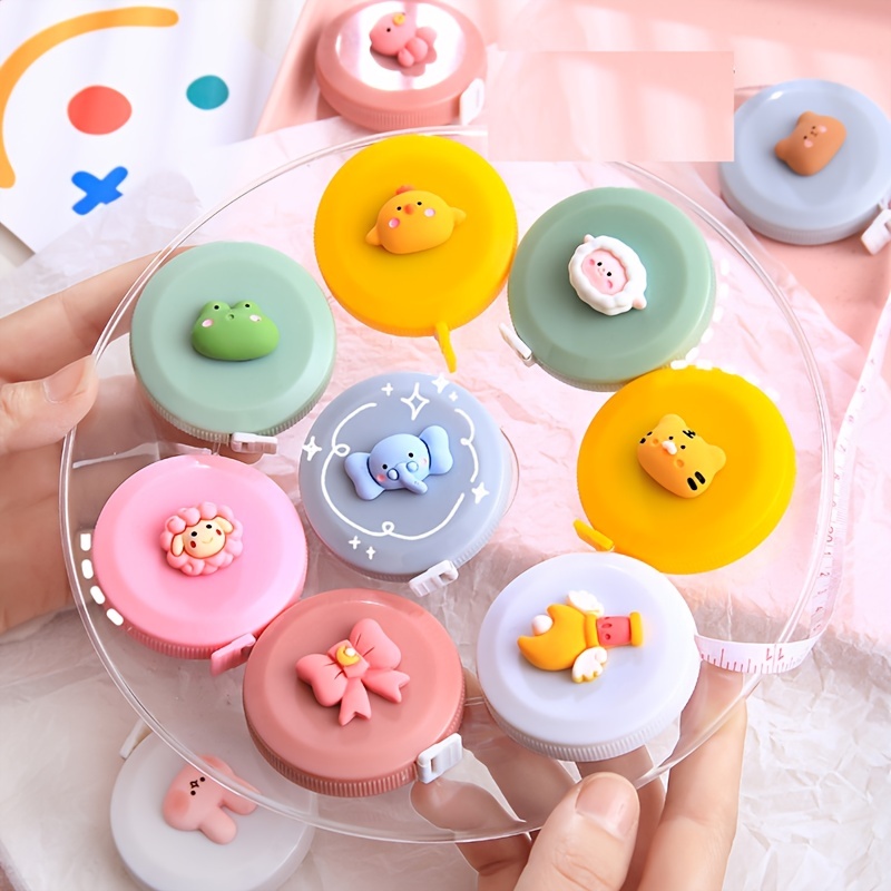 Cute Cartoon Mini Tape Measure Automatically Retracts To - Temu Ireland