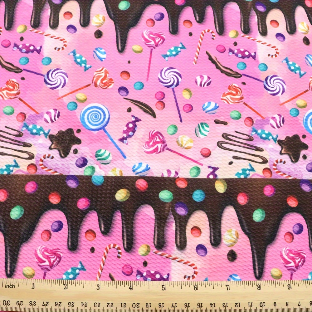 Candy Chocolate Printed Bullet Liverpool Textured Fabric 4 - Temu Portugal