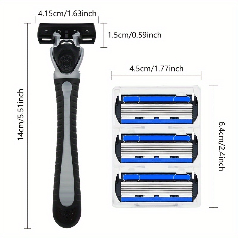 6 layers Replacement Safety Razors Men Women Shaving Set - Temu