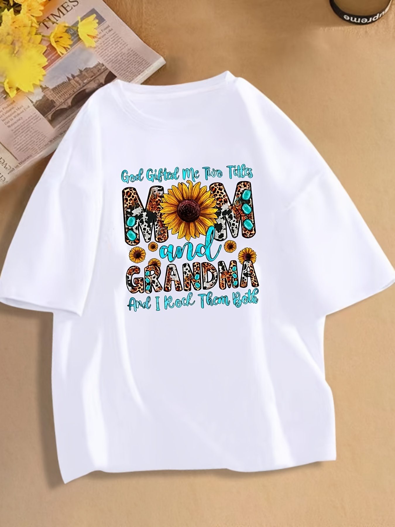 Western Style Girls Leopard Print Letter Graphic - Temu Australia