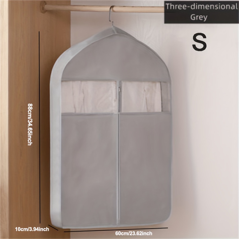 Suit Dust Cover Bag Washable Hanging Clothes Storage Bag - Temu New Zealand