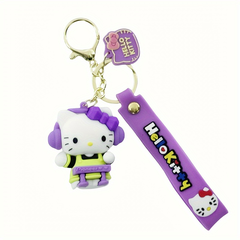 1pc Bracelet Wristlet Porte clés Sanrio Hello Kitty Kawaii - Temu France