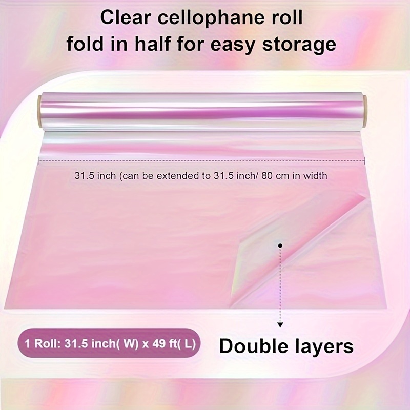 Wrap Roll Paper Wide Rainbow Wrapping Film Diy Wrapping - Temu Australia