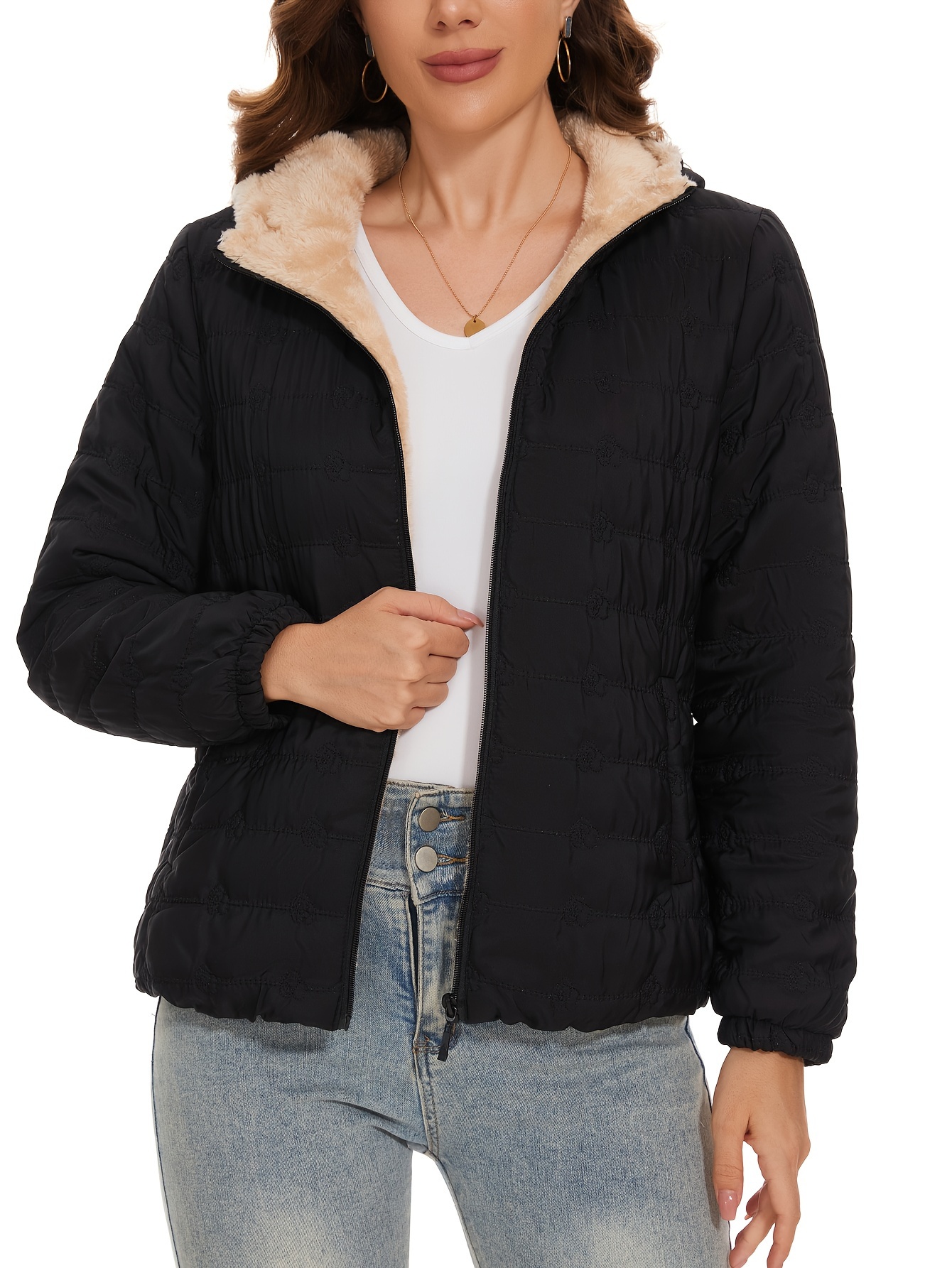 ladies jackets sold on Temu United States