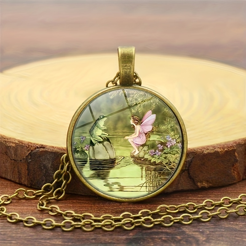 New Fairy Tale Accessories Frog Flower Fairy Time Stone - Temu United ...