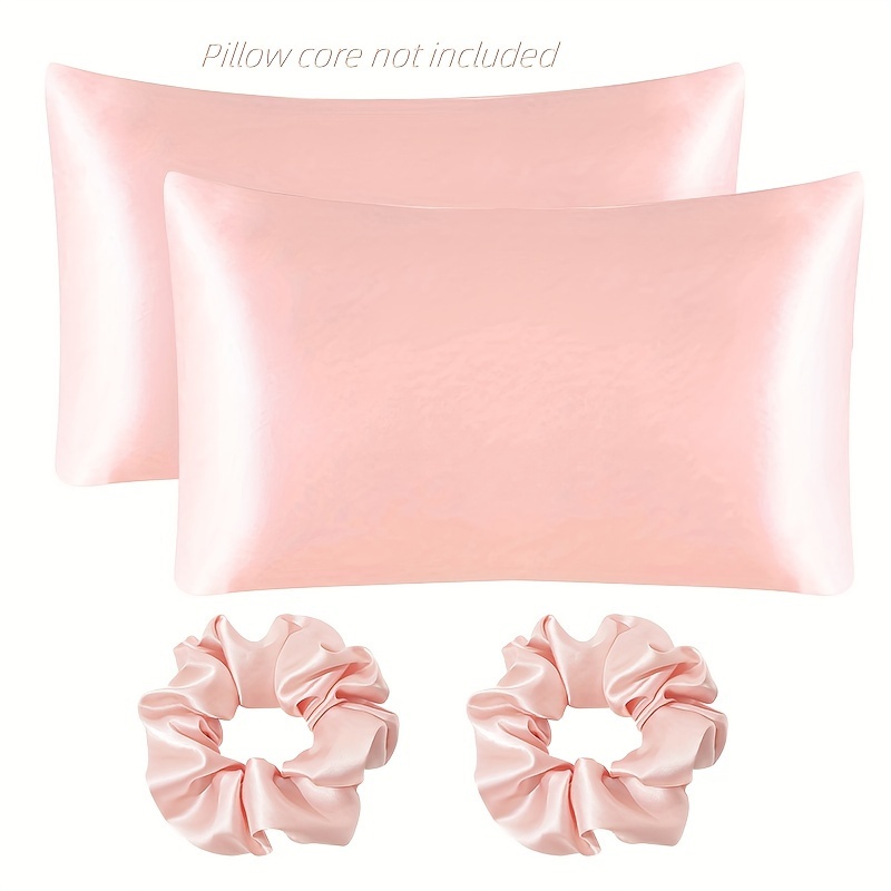 Luxury Satin Pillowcase Hair Skin (no Pillow Insert) Soft - Temu Ireland
