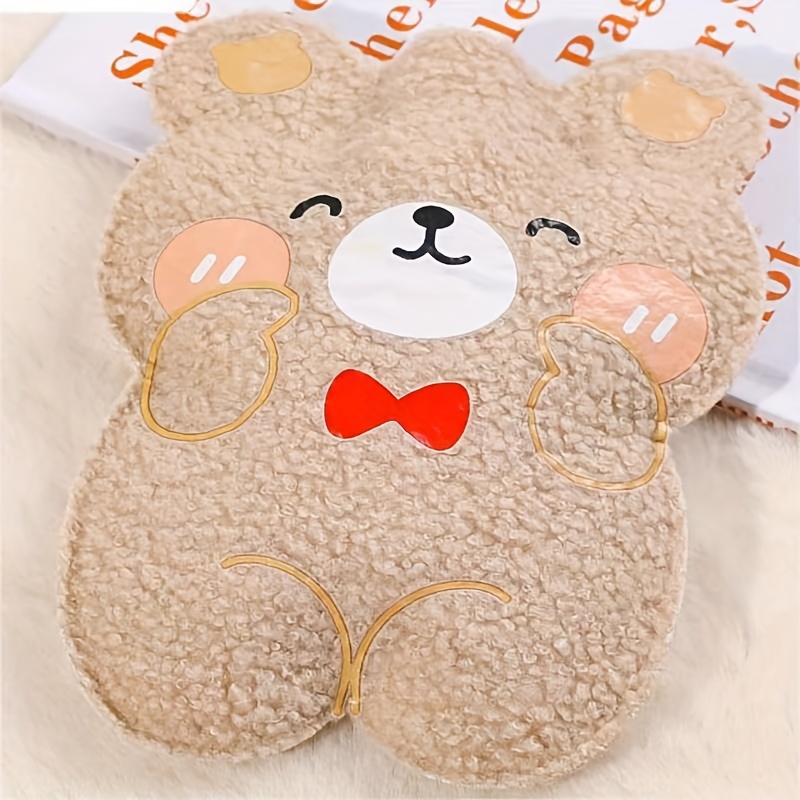 1pc Cartoon Plush Hot Water Bag Teddy Soft Portable Hand Warmer ...