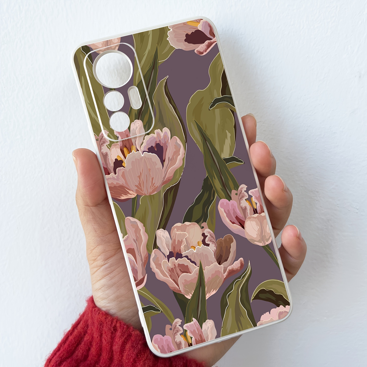Flower Pattern Protective Phone Case Xiaomi Mi 10t /10t Pro - Temu ...