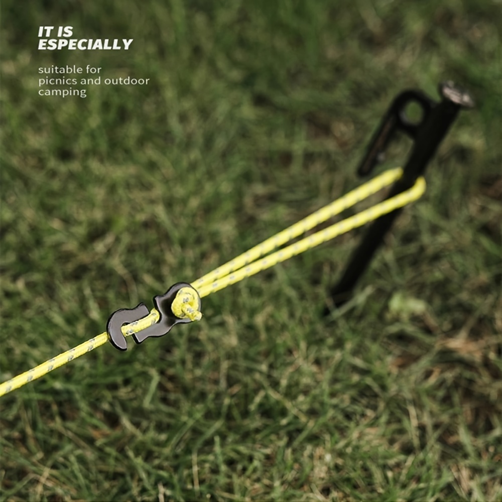 Durable Aluminum Cord Adjuster For Secure Tent Setup During Outdoor ...