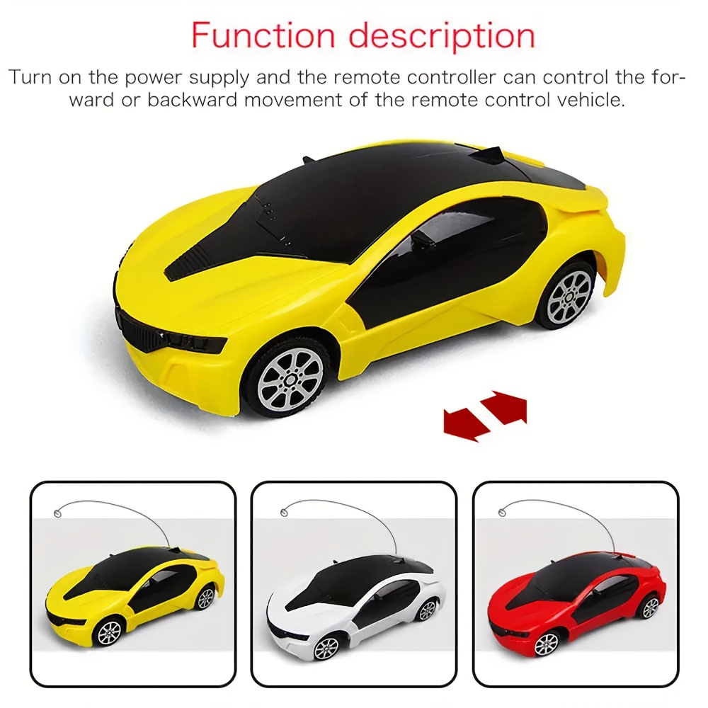 2 channel Remote Control Car Remote Control Car 3d Led Light - Temu ...