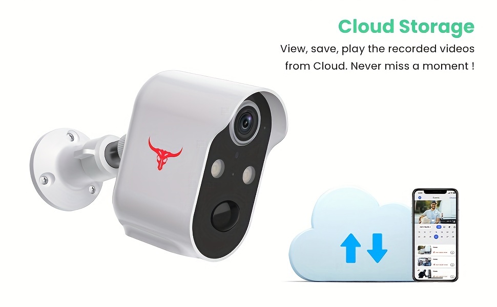 2팩 무선 Wi Fi 스마트 홈 보안 카메라 스마트 Ai 인간 및 동작 감지 양방향 대화 배터리로 작동되는 Temu