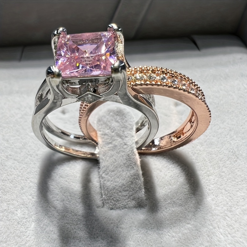 Light Luxury Ring 14k Gold Plated Inlaid Zircon Symbol Of Elegance And ...