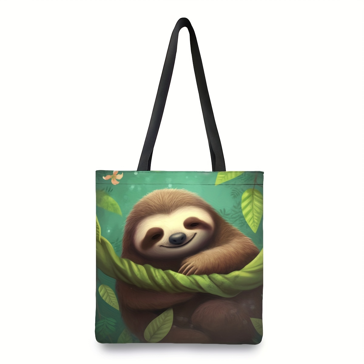 Cute Cartoon Sloth Sleeping Tree Pattern Shoulder Bag match - Temu Canada