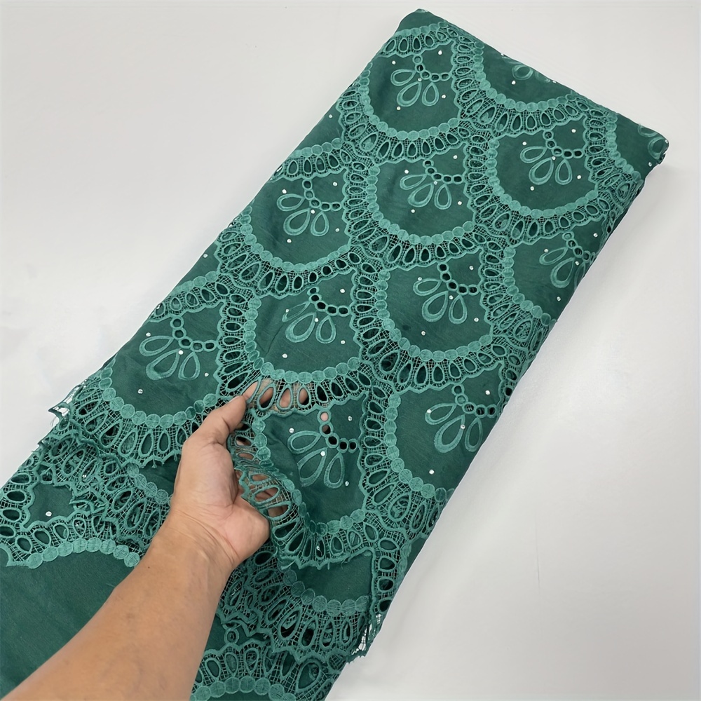 New African Cotton Fabric Voile Lace Fabric Party - Temu Australia