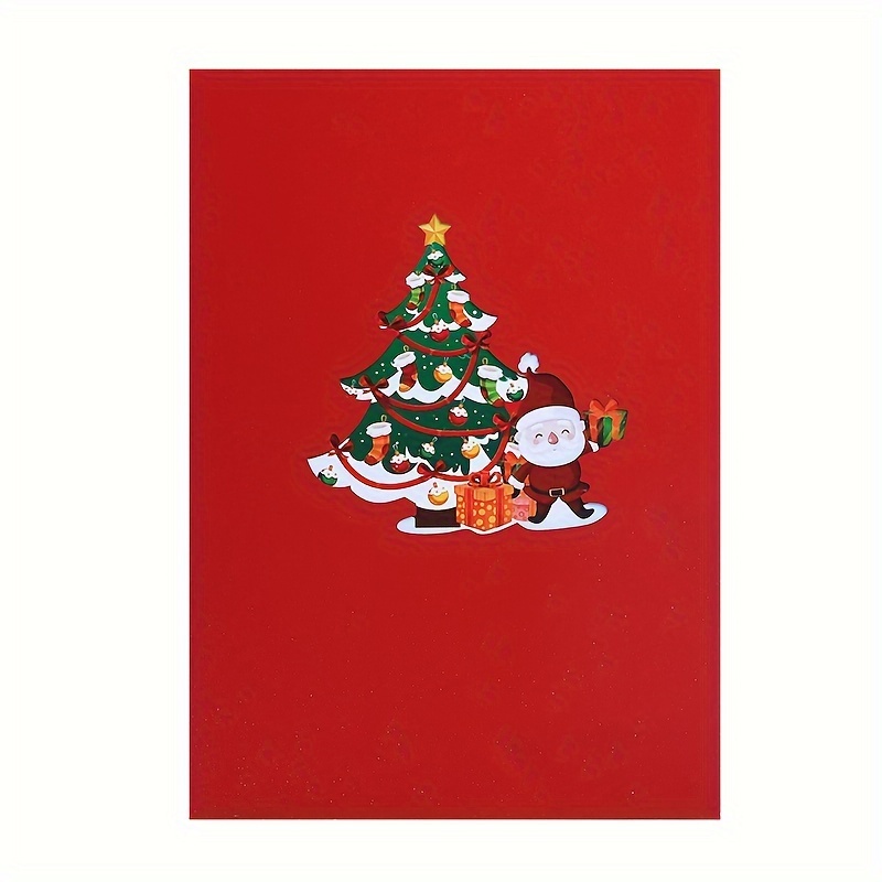 Innovation 3d Stereo Pop Christmas Card - Temu Canada