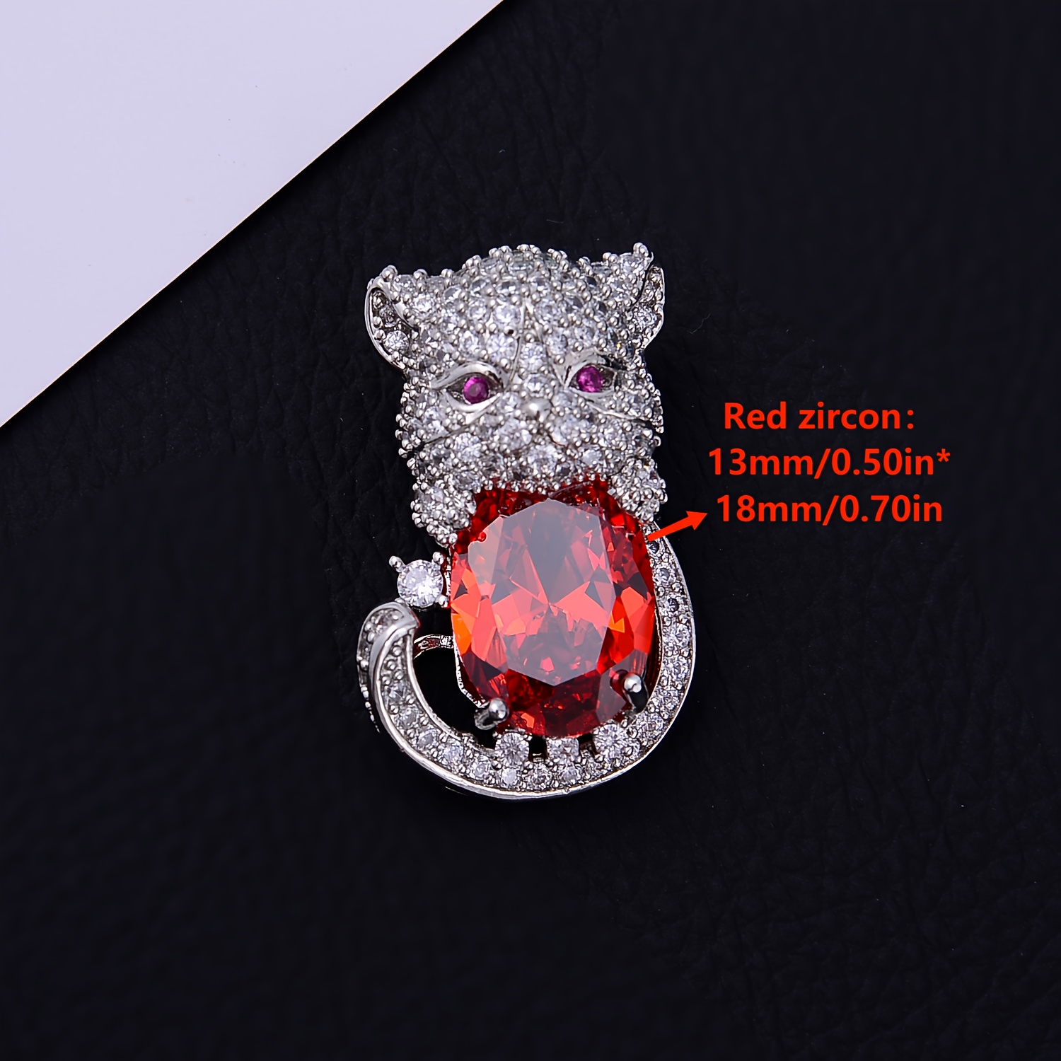 All-match Y2k Zircon Inlaid Lucky Cat Pendant Luck Fashion Jewelry ...