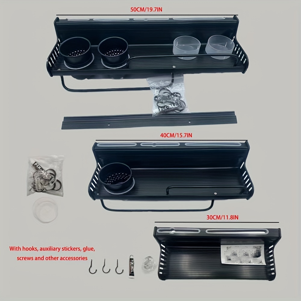 Spice Rack Multifunctional Wall mounted Spice Storage Racks - Temu ...