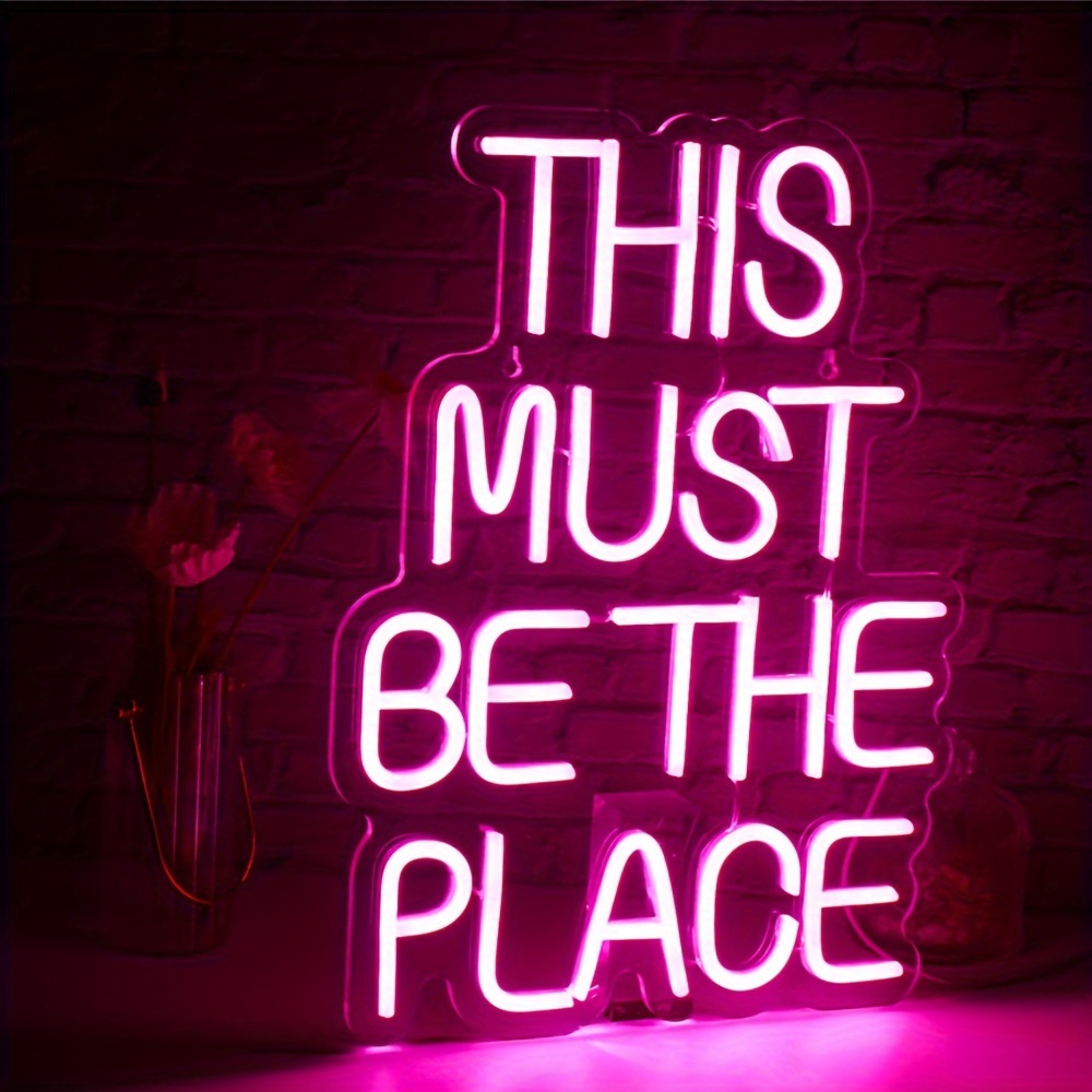Must Neon Light Wall Decoration Lettering Neon - Temu