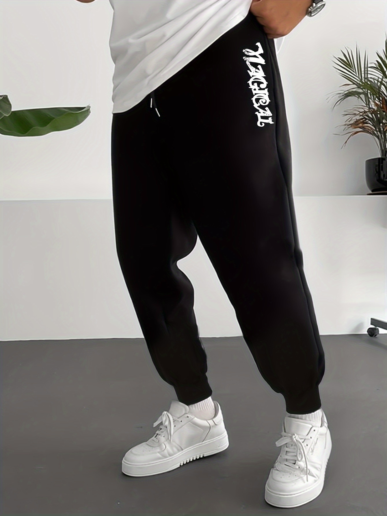 Plus Size Herren Jogginghose „magic Print Modische Lässige Temu Germany