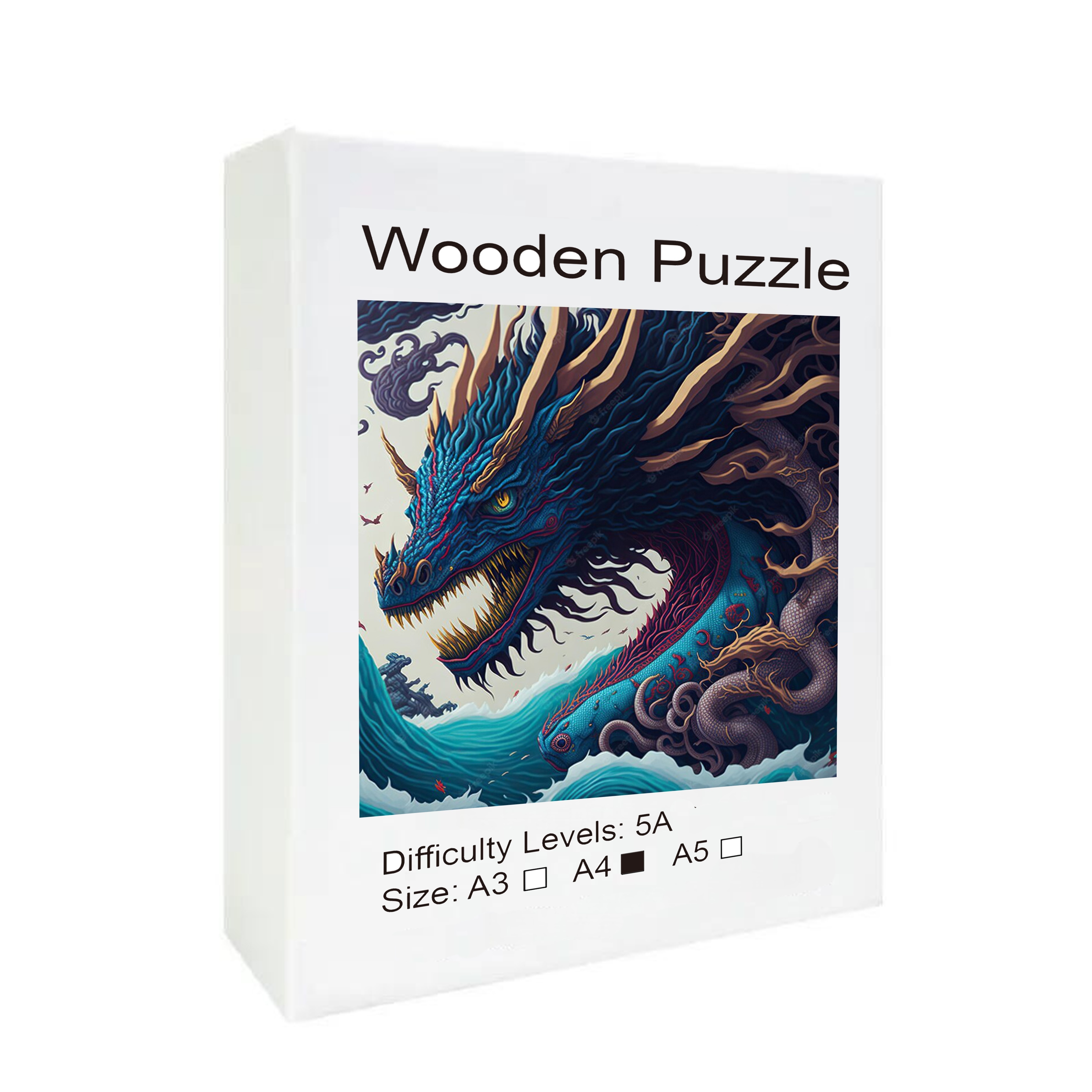 Fierce Dragon advanced Player Wooden Puzzle creative Various - Temu ...